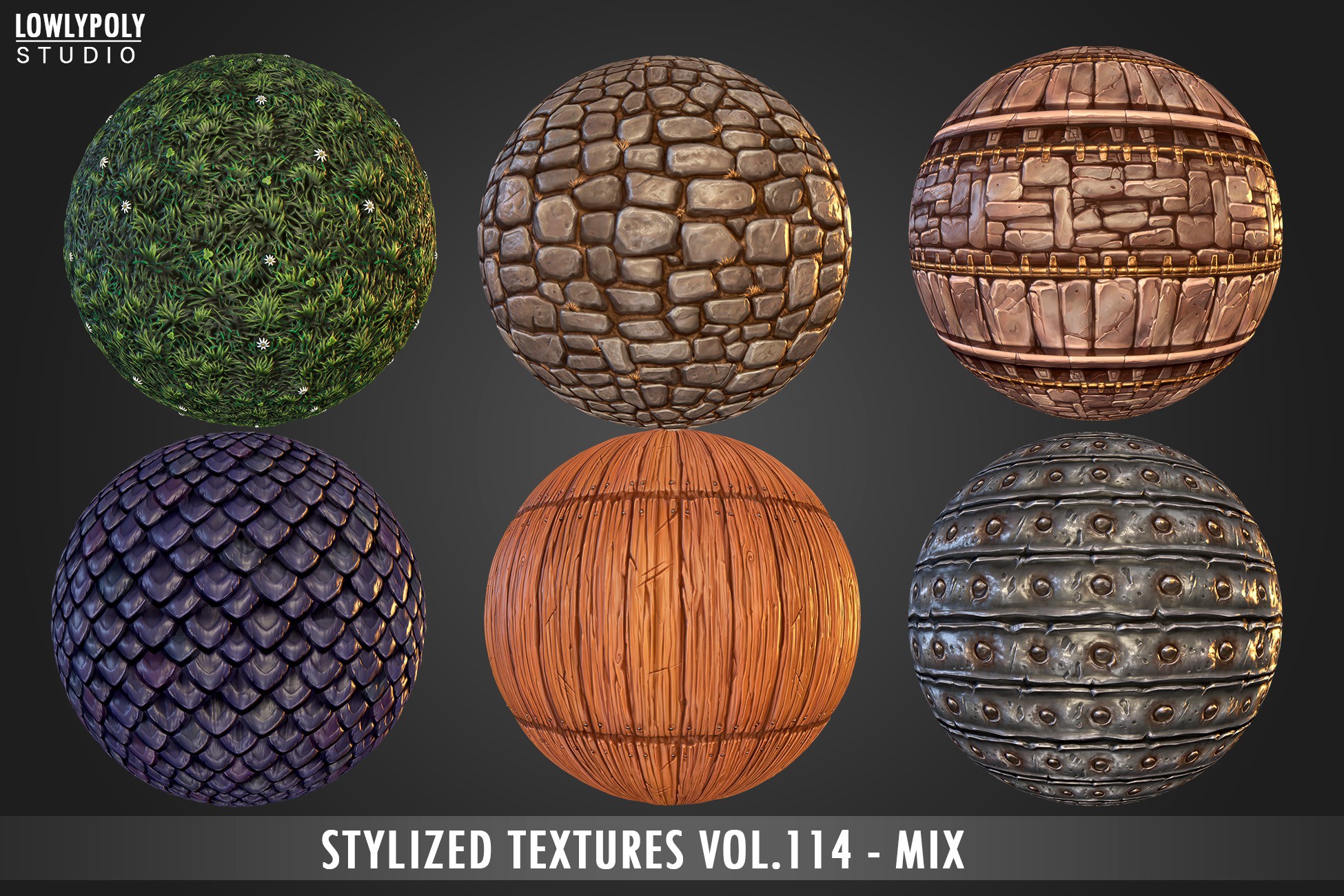 Mix Vol.114 - Stylized Textures | 2D Textures & Materials | Unity Asset ...