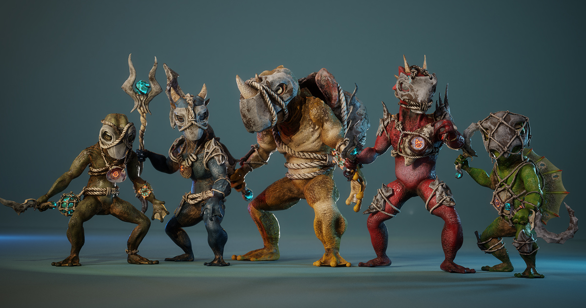 Alien Toads Pack 5in1 | Characters | Unity Asset Store