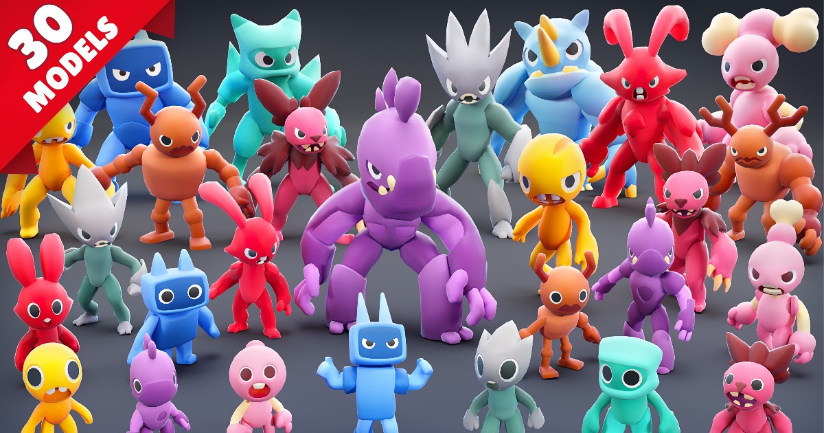 Monsters Pack 05 | 3D Creatures | Unity Asset Store