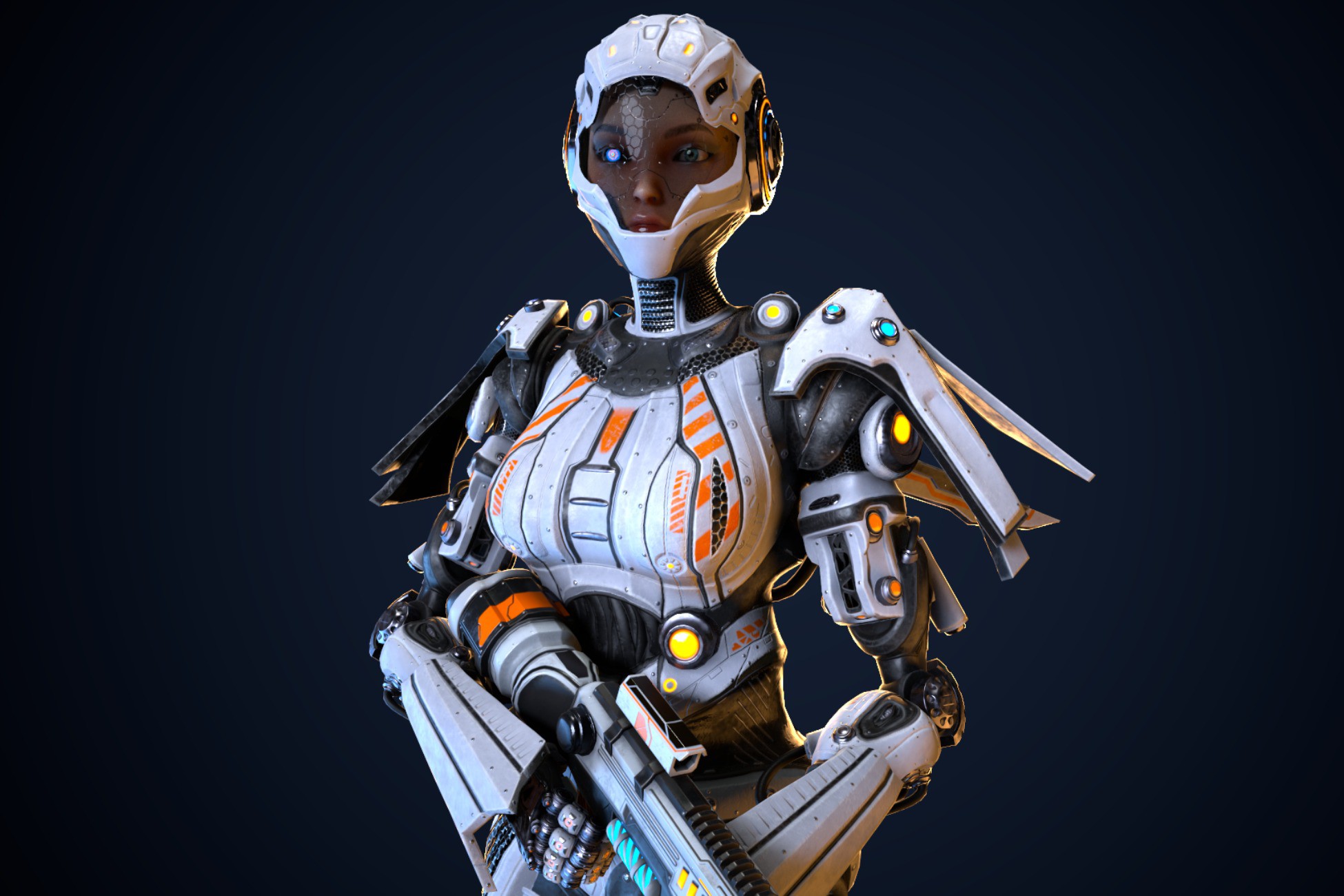 Cyborg Iron Low-poly model | Characters | Unity Asset Store