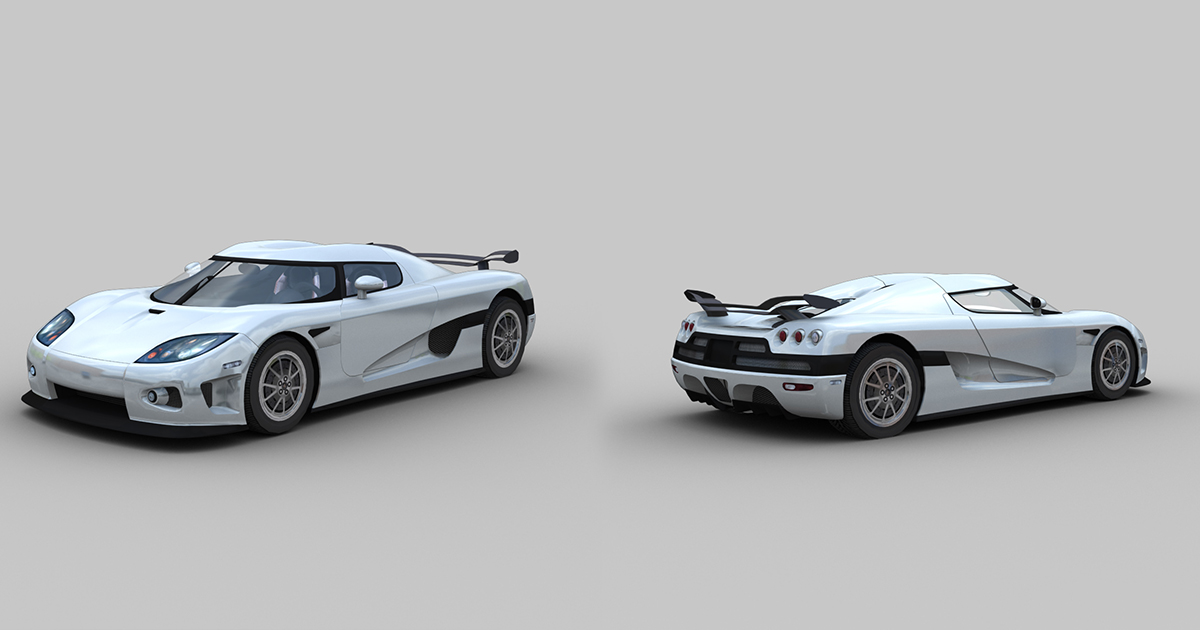 Car with Interior 21 | 3D Land | Unity Asset Store