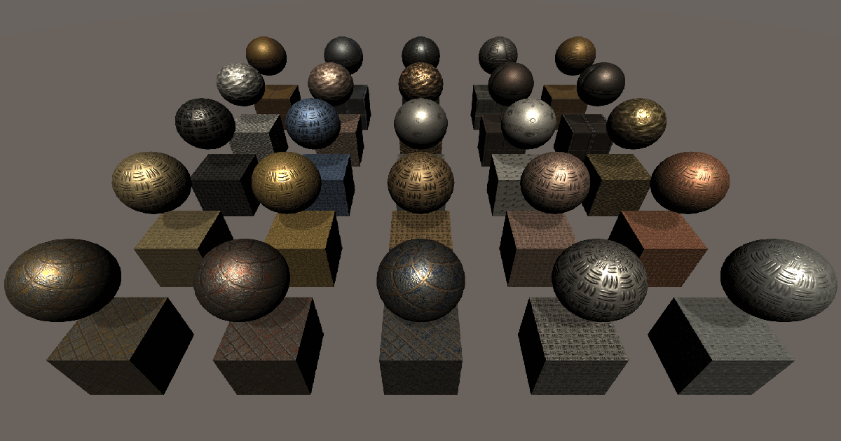 25 Metal Materials Ready, Volume. 8 | 2D Metals | Unity Asset Store