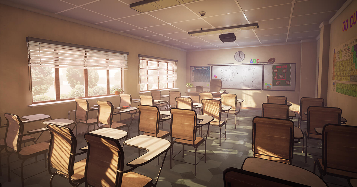 Modular School Environment | 3D Environments | Unity Asset Store