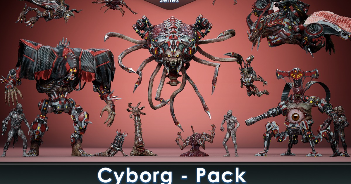 Cyborg Monster Pack | 3D Characters | Unity Asset Store