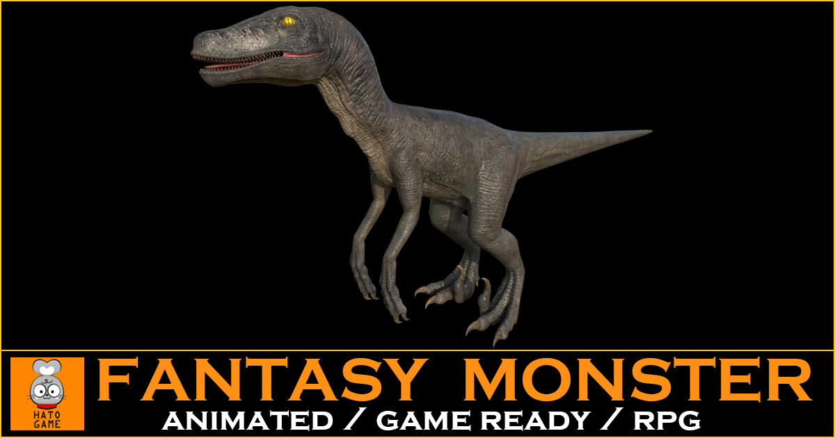 01_Velociraptor | 3D Characters | Unity Asset Store
