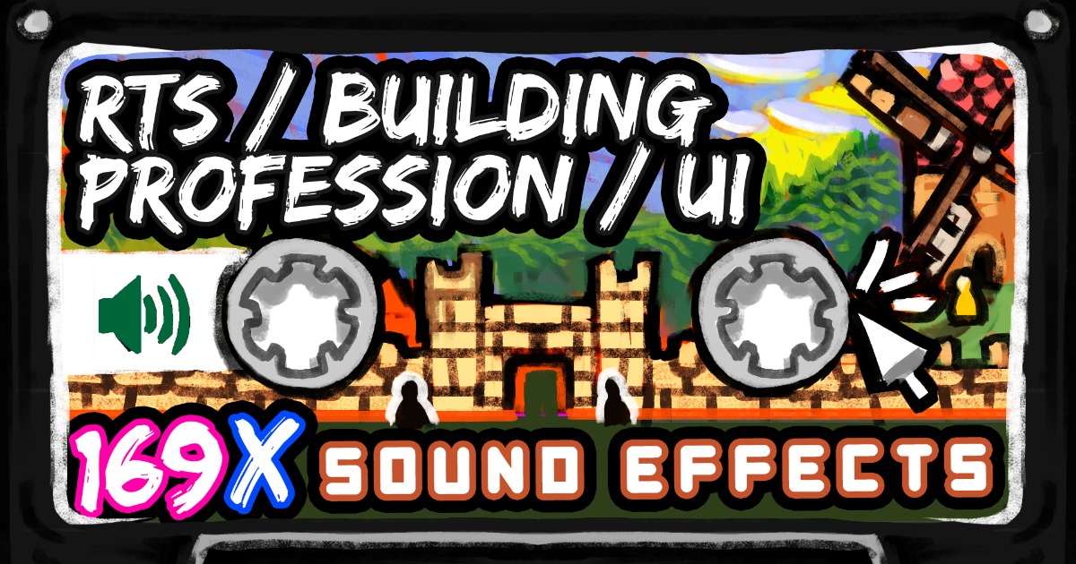 RTS Building Profession UI SoundFX Pack | Audio Sound FX | Unity Asset ...
