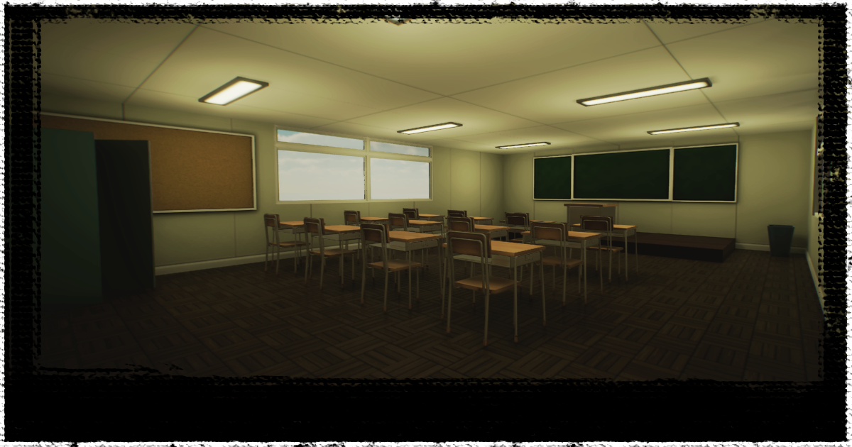 Modular Japanese School Pack: Classroom and Hallway | 3D Environments ...