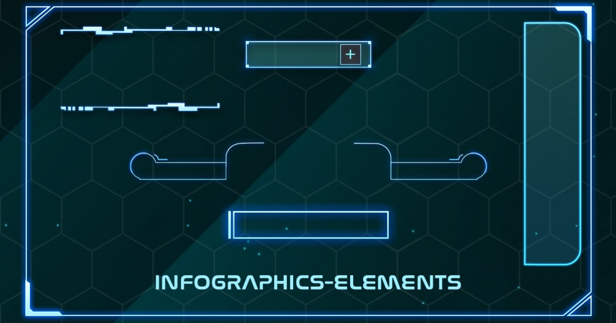 FUTURISTIC-SCI FI UI-INFOGRAPHICS | 2D GUI | Unity Asset Store