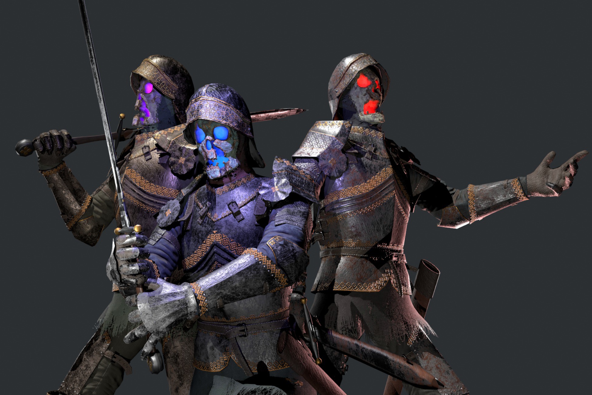 Medieval Skeleton Knight | Characters | Unity Asset Store