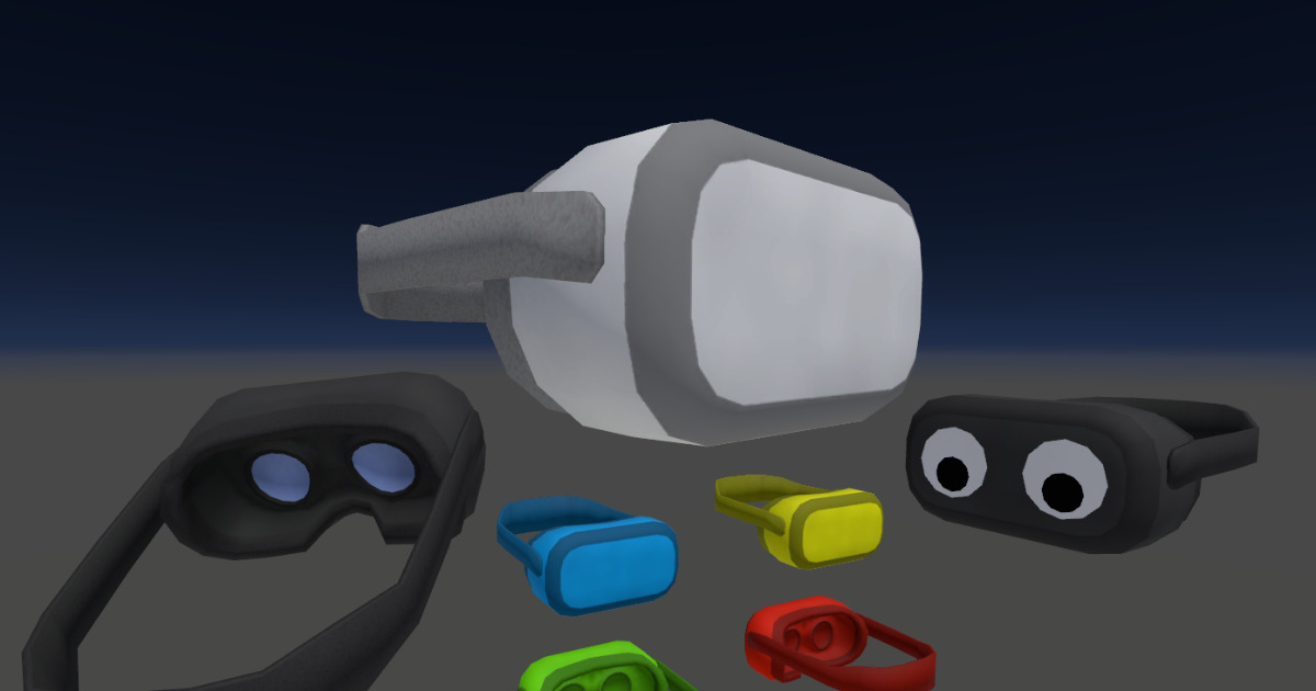 vr headset / hmd / virtual reality head mounted display | 3D Electronics | Unity Asset Store