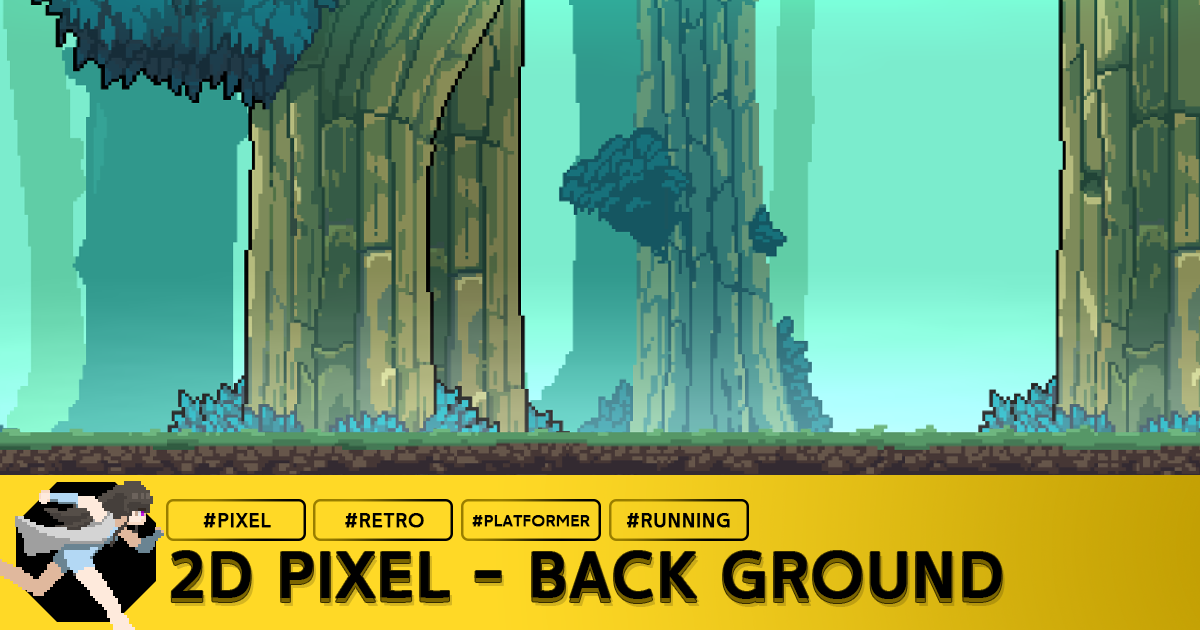 Pixel Parallax Forest Background | 2D Tiles | Unity Asset Store
