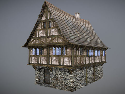 Medieval Village House 1 | 3D Fantasy | Unity Asset Store