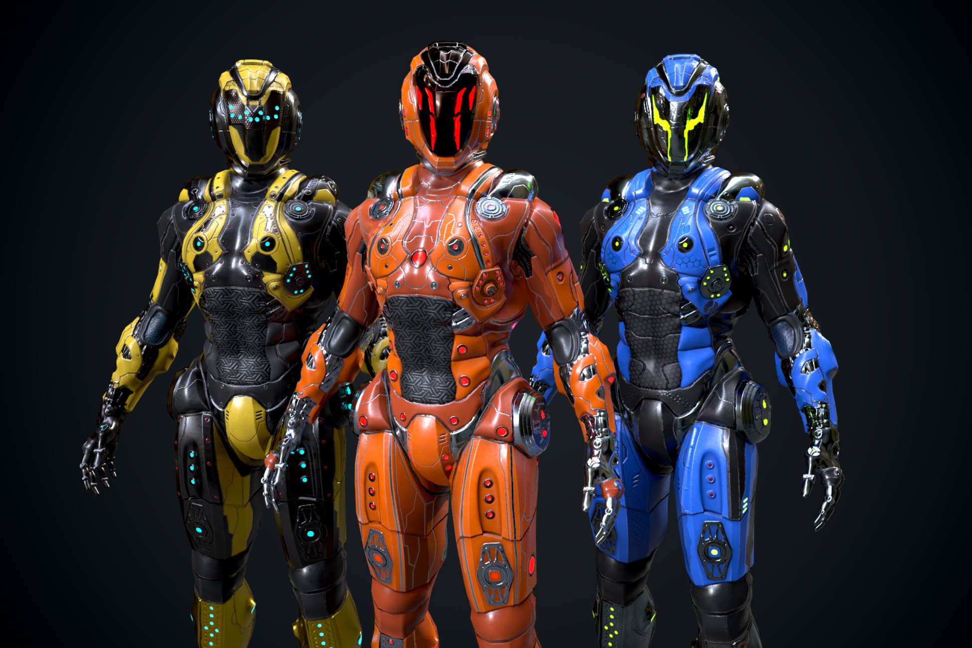 Sci-fi Cyborg | Characters | Unity Asset Store