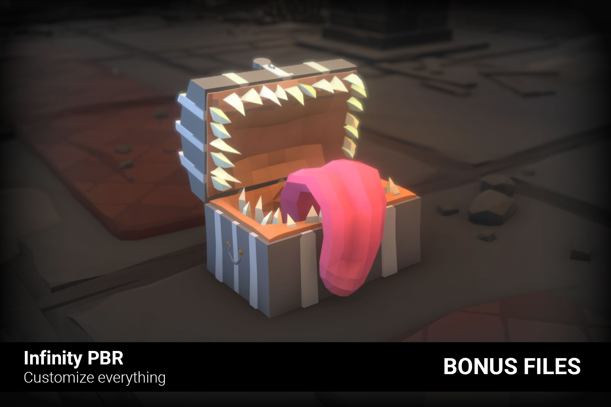 Low Poly Mimics - Bonus Files 1 - Unreal project | 3D Creatures | Unity Asset Store