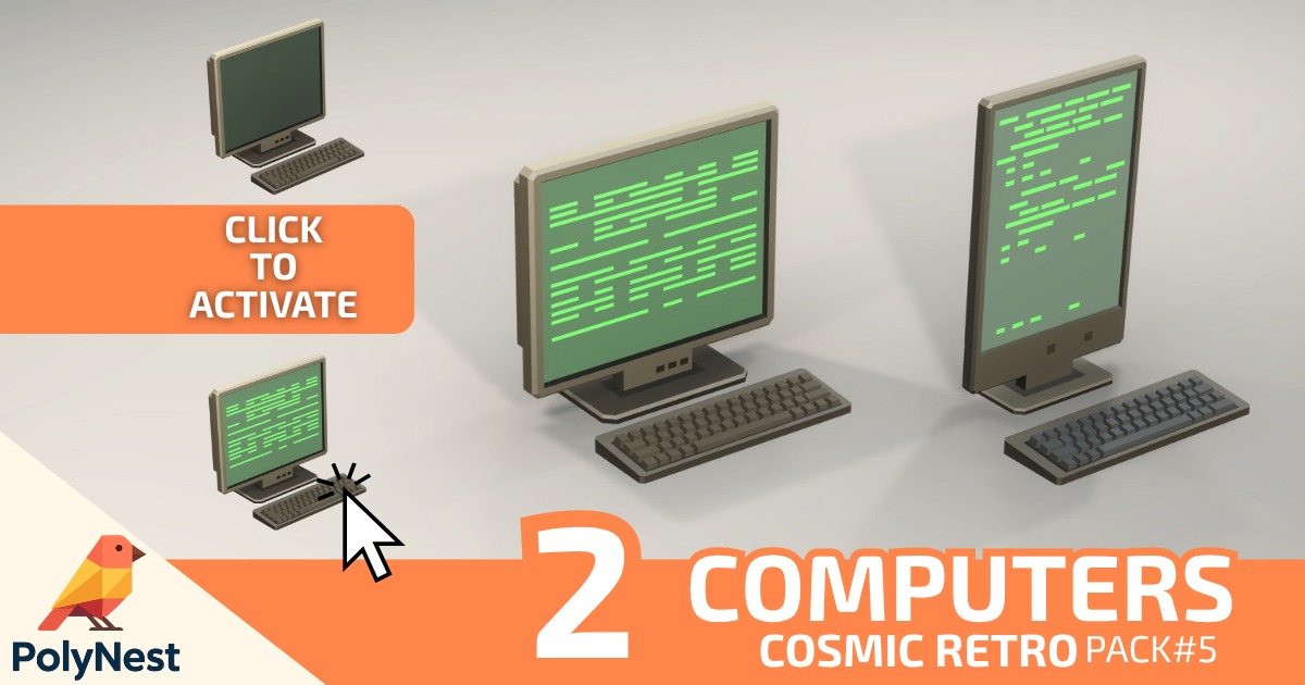 CRT & Slimline Monitors Pack | 3D 전자제품 | Unity Asset Store