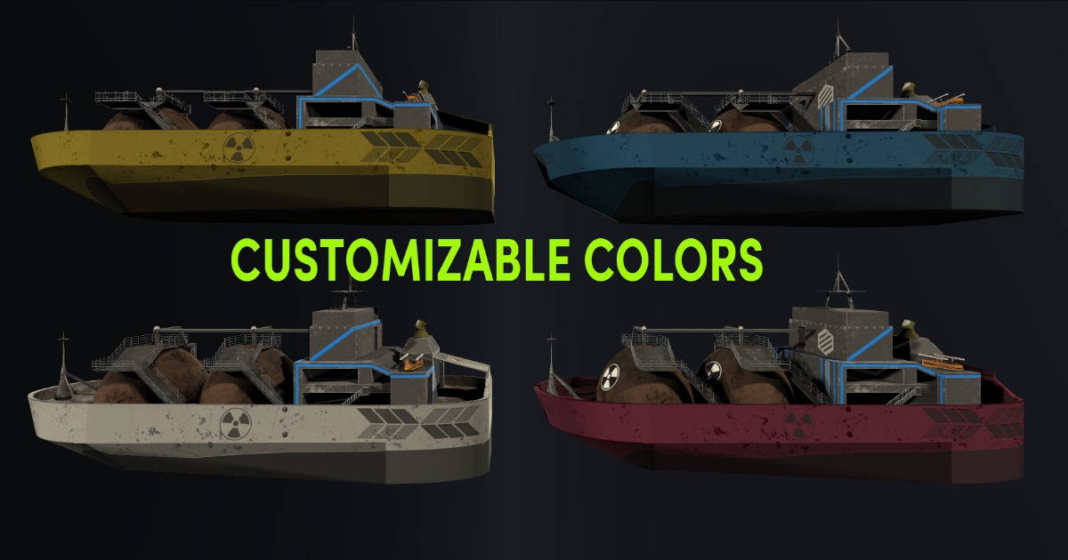 Ship with Interior #2 | 3D Sea | Unity Asset Store