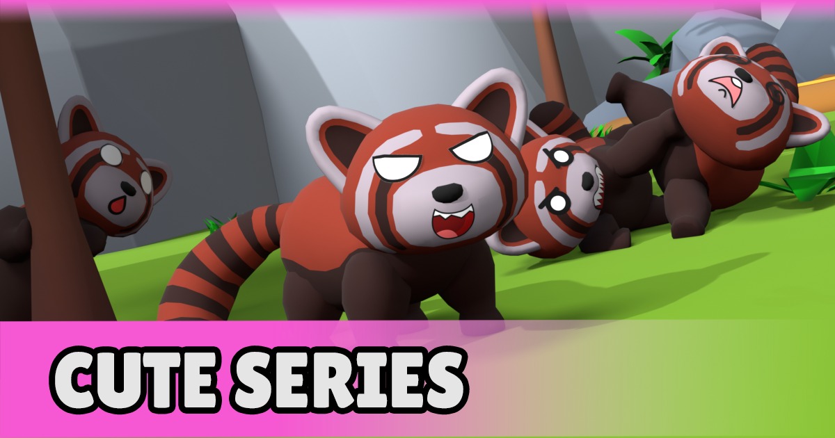 Cute low poly Red Panda | 3D Animals | Unity Asset Store