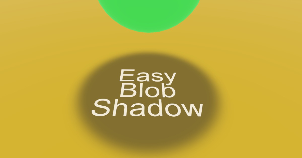 Easy Blob Shadow and Marker | VFX Shaders | Unity Asset Store