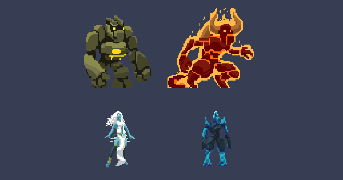 Fantasy Creatures - Pixel Art Pack | 2D Characters | Unity Asset Store