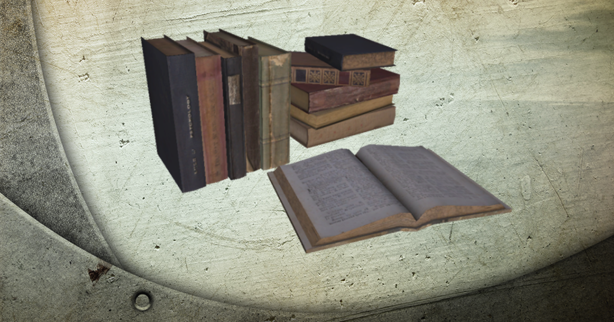 Old Books Collection | 3D Props | Unity Asset Store