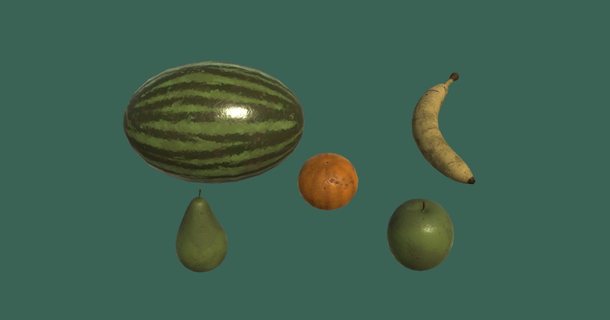 Fruits Pack Realistic | 3D Food | Unity Asset Store