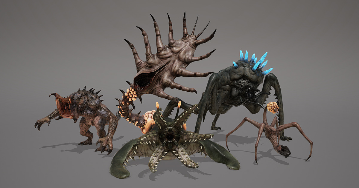 MONSTER PACK VOL 12 | 3D Creatures | Unity Asset Store