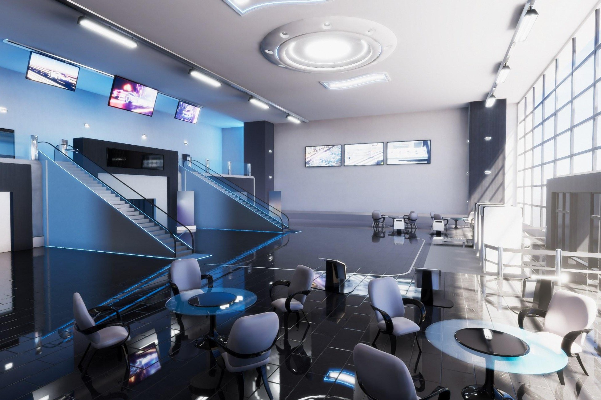 Business Center Lobby Interior | 3D Interior | Unity Asset Store