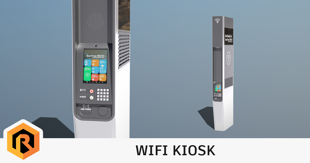 WiFi Kiosk | 3D Props | Unity Asset Store