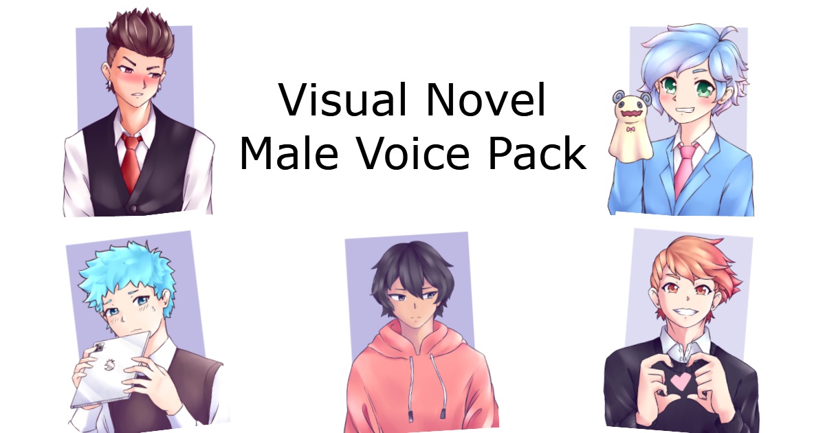 Visual Novel Voice Pack - Male | Voices Sound FX | Unity Asset Store