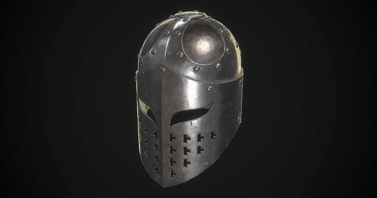 Knight Helmet 02 | Props | Unity Asset Store
