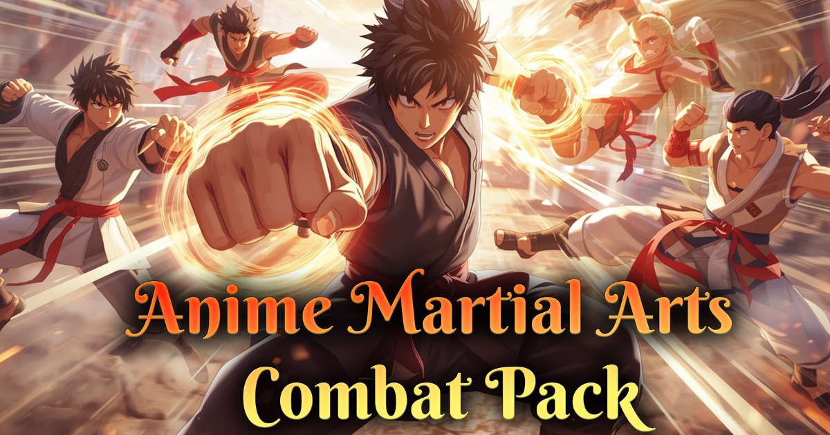 Anime Martial Arts Combat | 3D Animations | Unity Asset Store