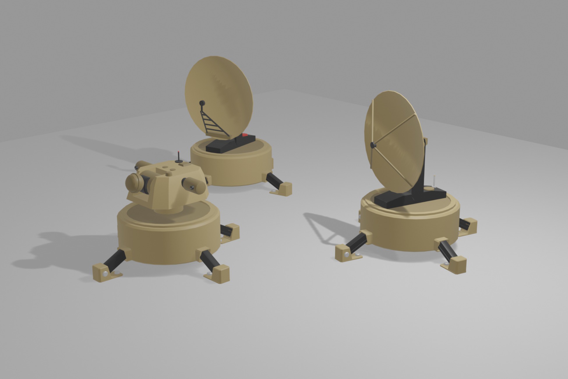 Low poly Turret Pack | 3D Guns | Unity Asset Store