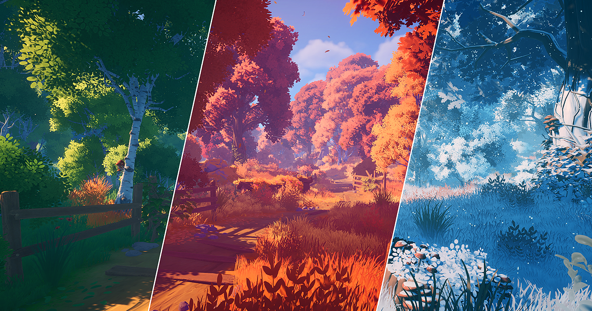 Meadow Environment - Stylized Pack | 3D Fantasy | Unity Asset Store