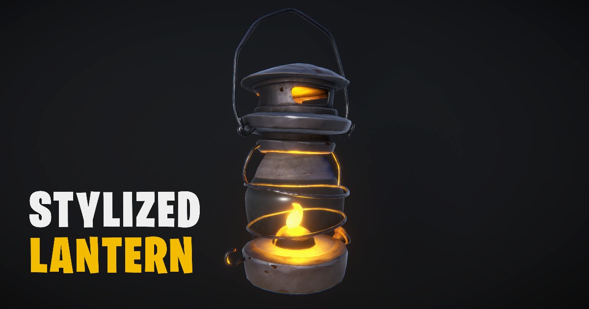 Stylized Lantern - Old Oil Lamp | 3D Props | Unity Asset Store