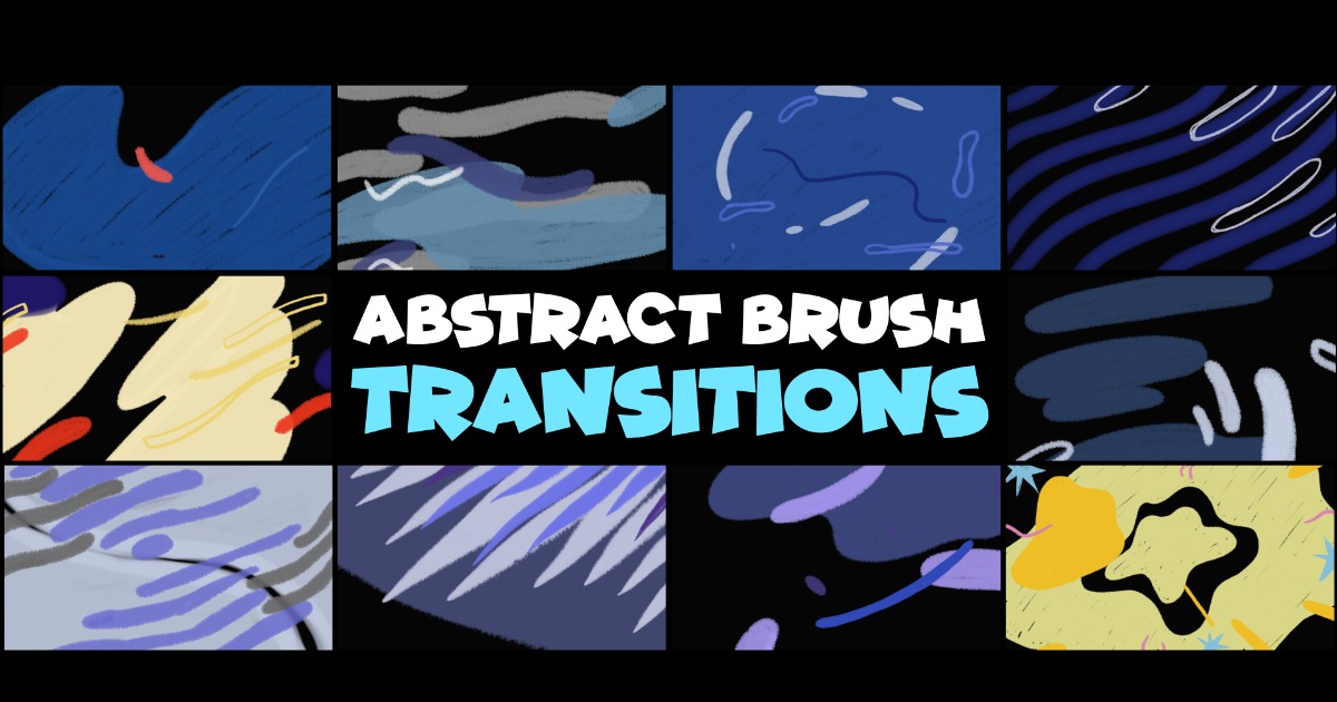 Abstract Brush Transitions | 2D Textures & Materials | Unity Asset Store