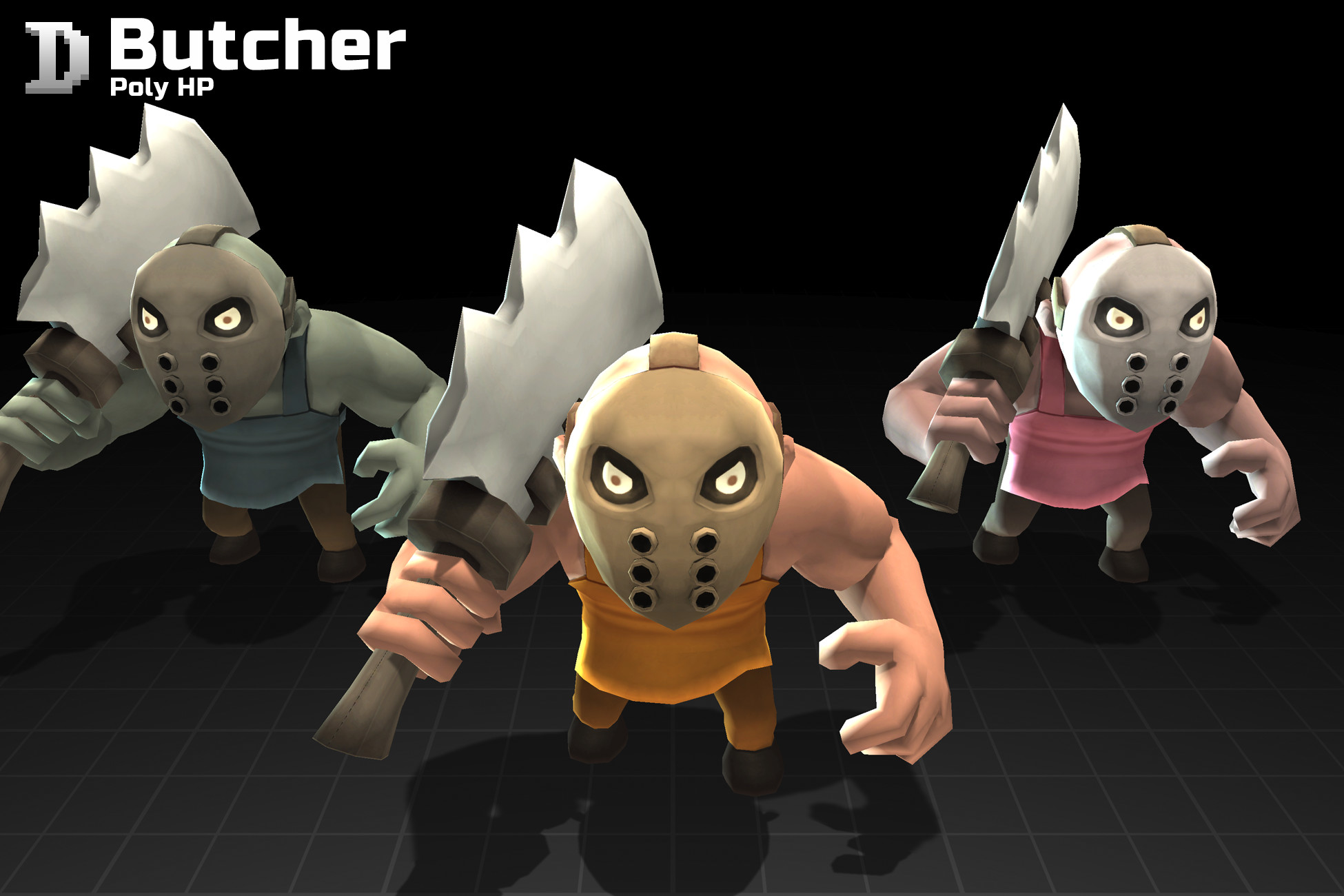Poly HP - Butcher | Characters | Unity Asset Store