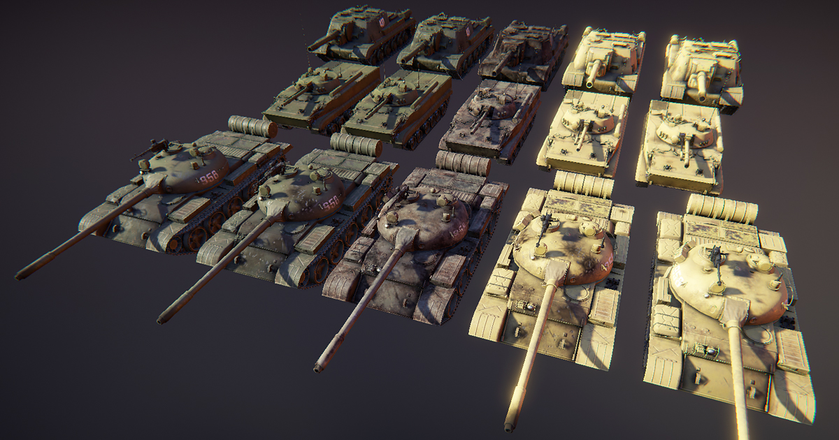 Tanks pack | 3D Land | Unity Asset Store