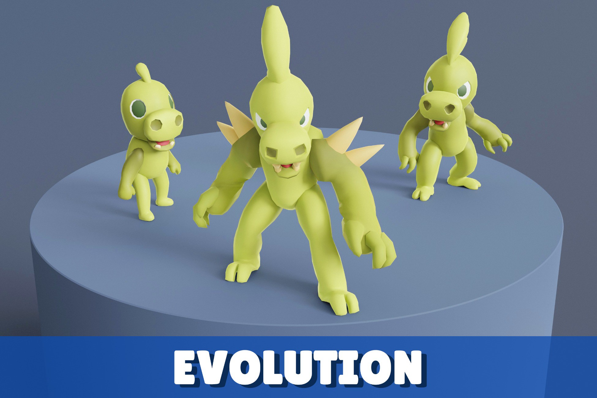 Cartoon Characters - Croczilla Warriors | 3D Creatures | Unity Asset Store