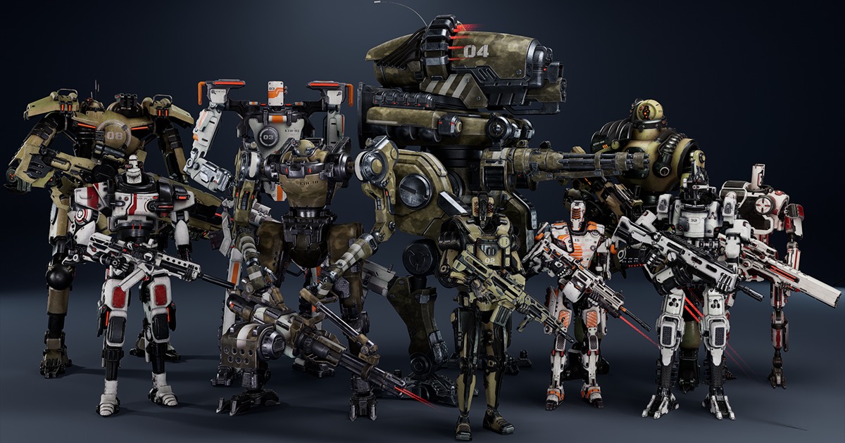 SuperBotPackVol_2 | 3D Robots | Unity Asset Store