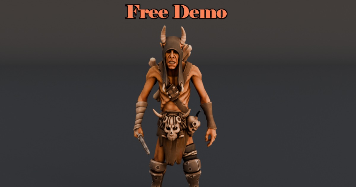 Goblin demon creature modular unit Demo | Characters | Unity Asset Store