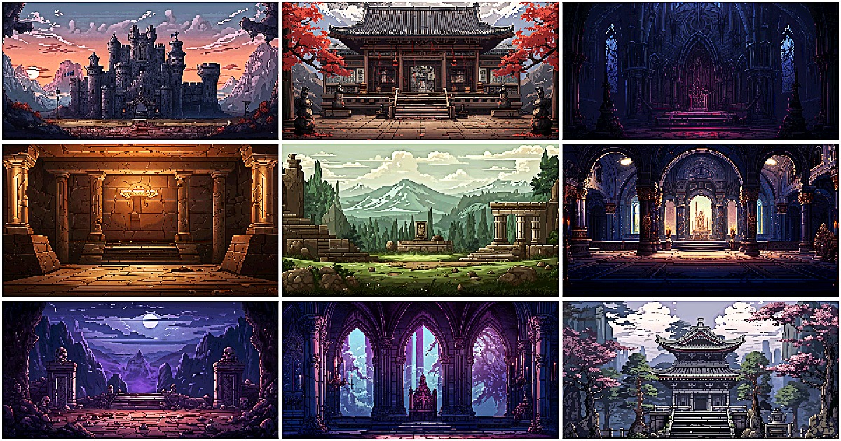 BACKGROUND - Pixel Ancient 2 | 2D Environments | Unity Asset Store