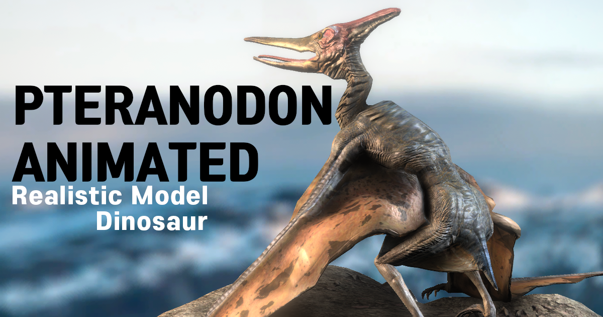 Pteranodon_POLYMORPH | 3D 동물 | Unity Asset Store