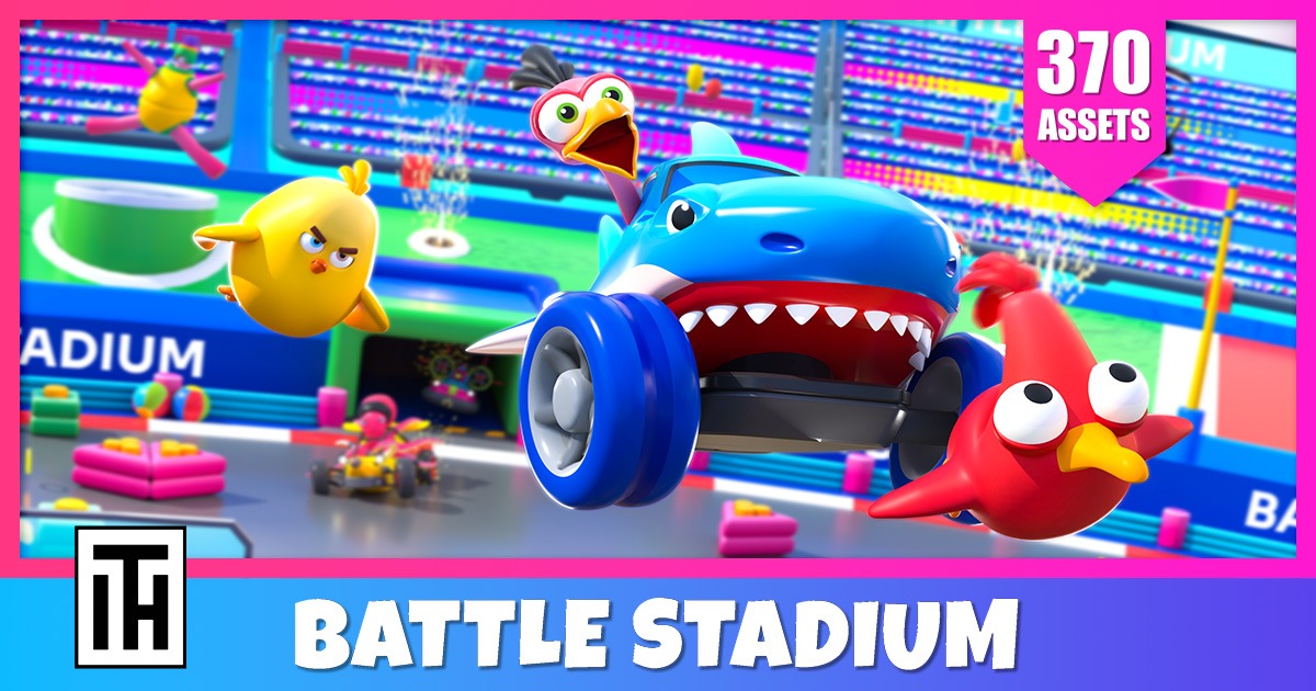 Battle Stadium - Low Poly Asset Pack by ithappy | 3D Environments ...