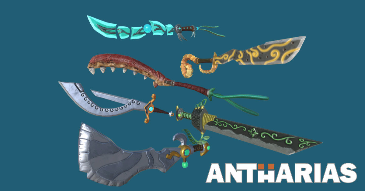 Fantasy Swords Set #1 | 3D Weapons | Unity Asset Store