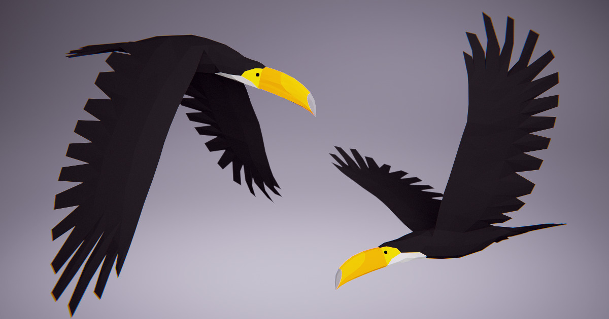 Low Poly Bird: Tucan | Characters | Unity Asset Store