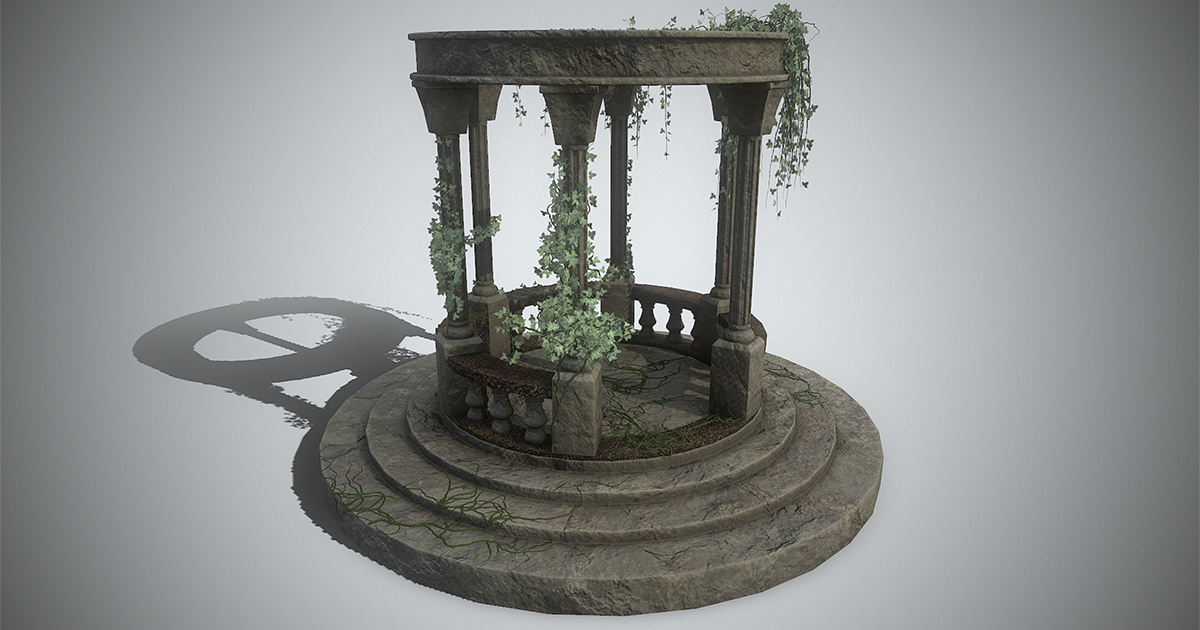 Ruins pavilion | 3D Historic | Unity Asset Store