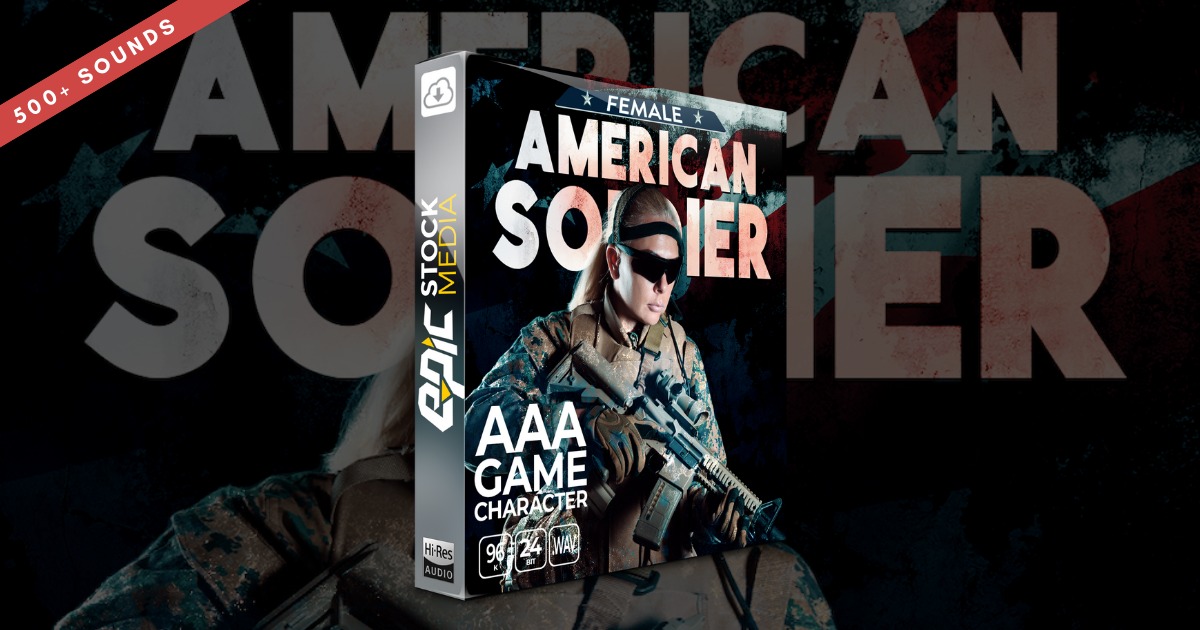 AAA Game Character American Soldier - Female | Audio Sound FX | Unity ...