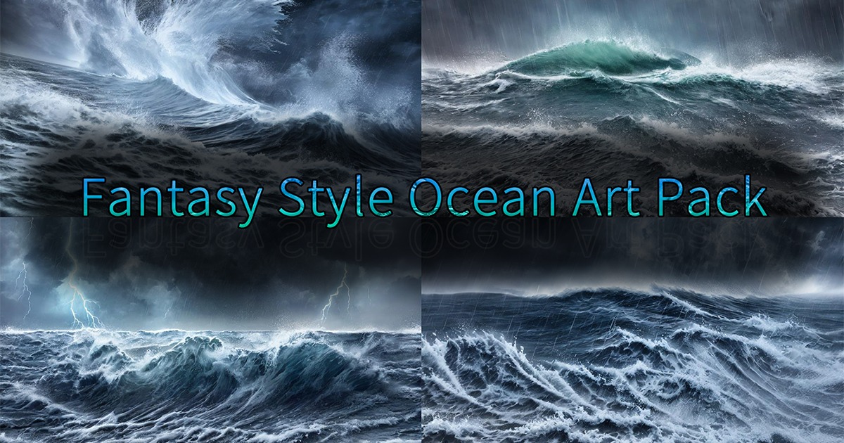 Fantasy Style Ocean Art Pack | 2D 주변환경 | Unity Asset Store