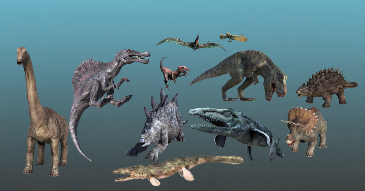 Dinosaurus Pack 01 | 3D Characters | Unity Asset Store
