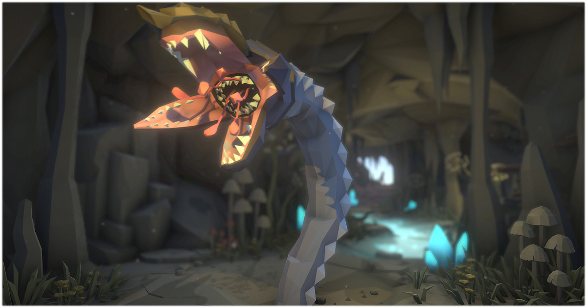 Low Poly Character - Giant Worm - Fantasy RPG | 3D Creatures | Unity ...